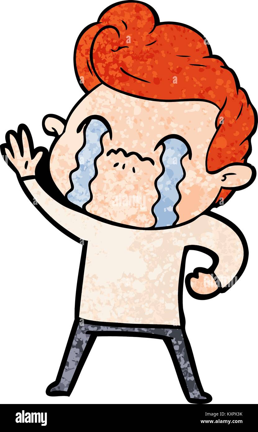 cartoon man crying Stock Vector Image & Art - Alamy