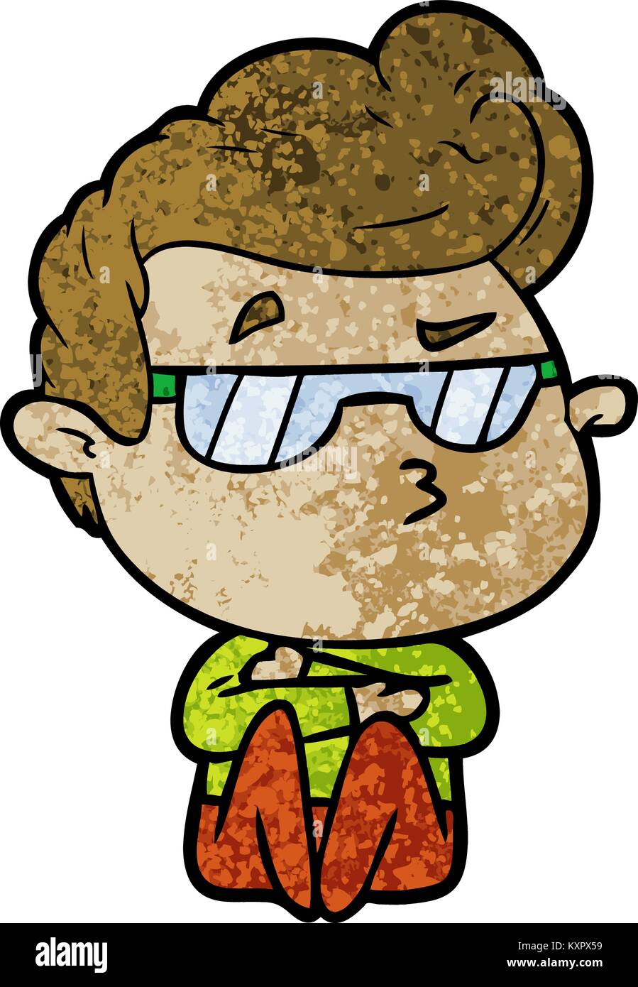 cartoon cool guy Stock Vector Image & Art - Alamy