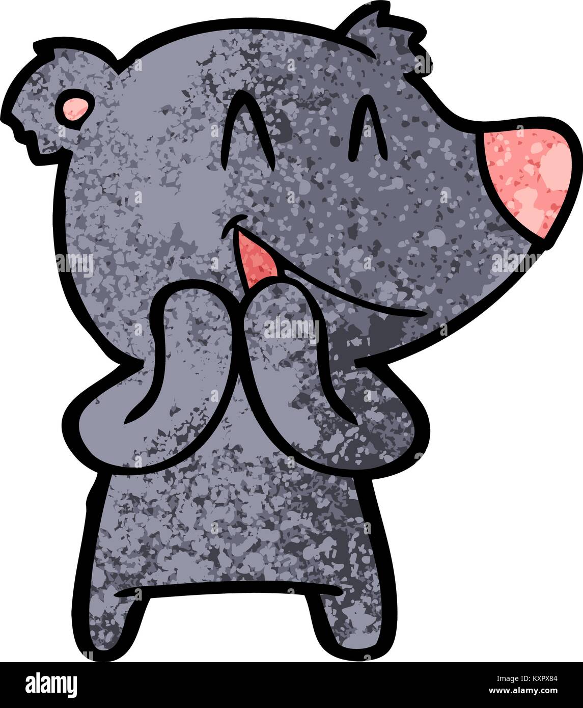 laughing bear cartoon Stock Vector Image & Art - Alamy