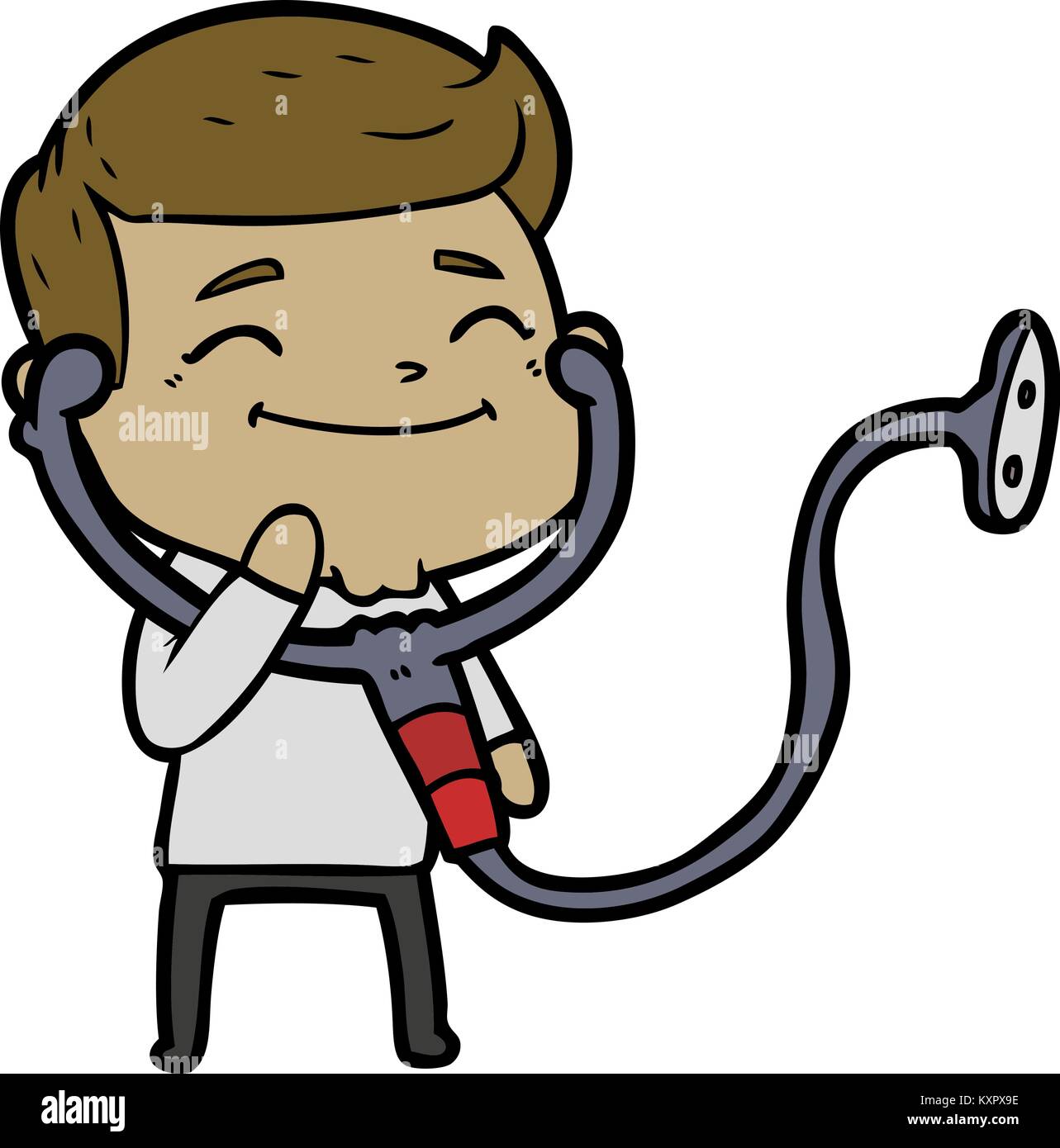 happy cartoon doctor Stock Vector Image & Art - Alamy