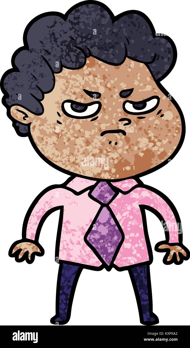 cartoon angry man Stock Vector Image & Art - Alamy