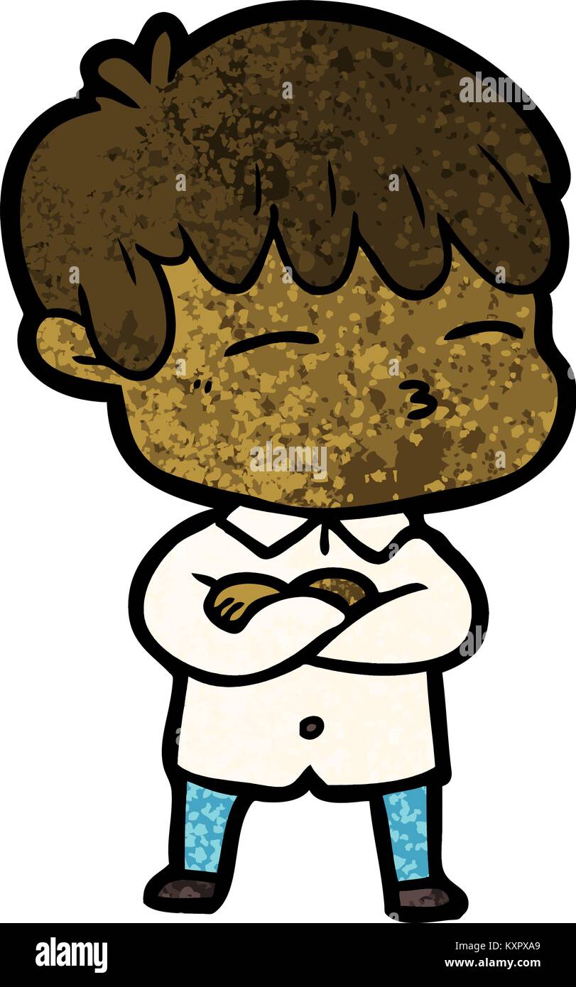 cartoon curious boy Stock Vector Image & Art - Alamy