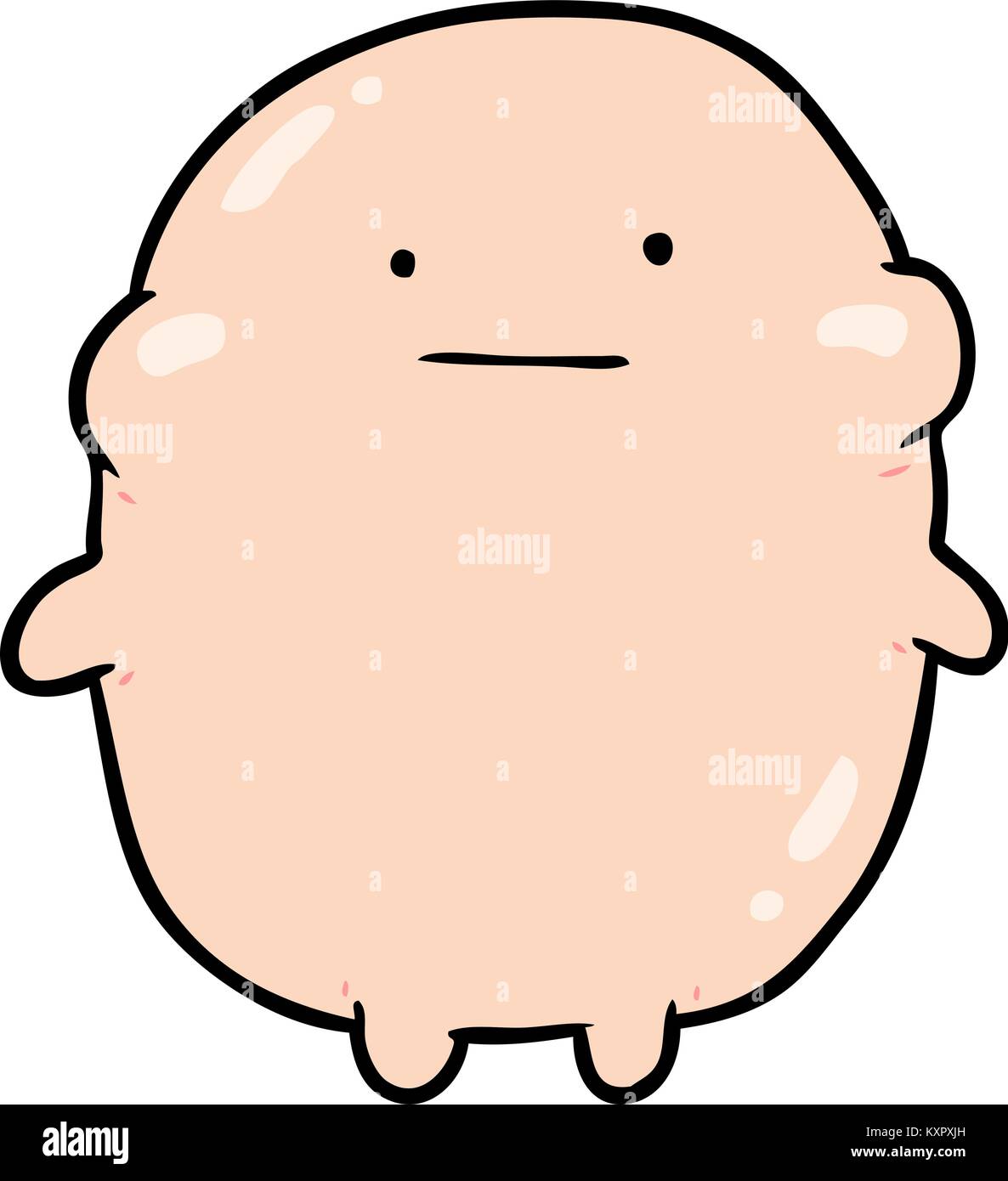 cute fat cartoon human Stock Vector Image & Art - Alamy