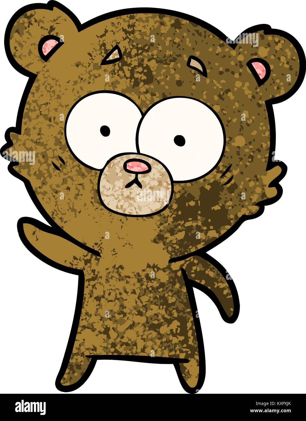 worried bear cartoon Stock Vector Image & Art - Alamy