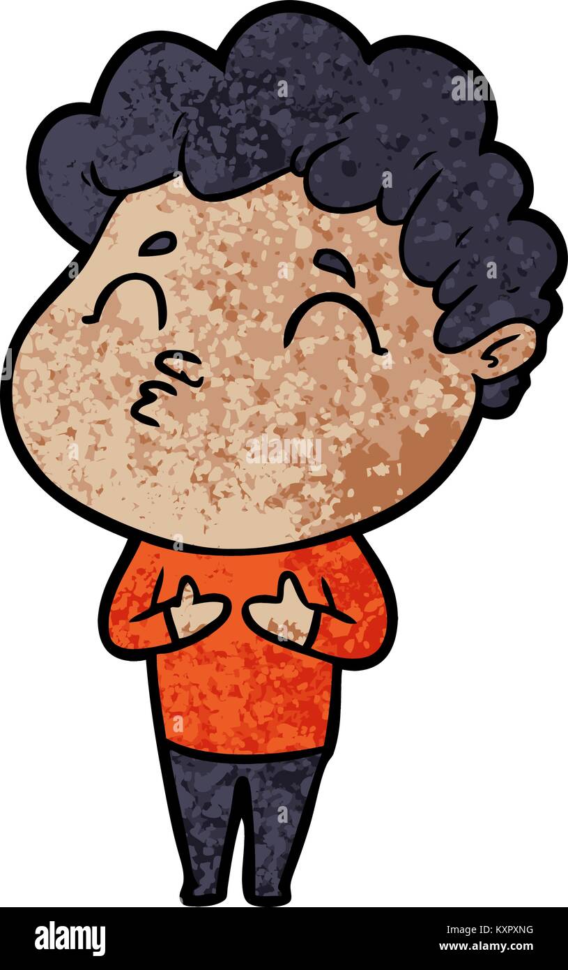 cartoon man pouting Stock Vector Image & Art - Alamy