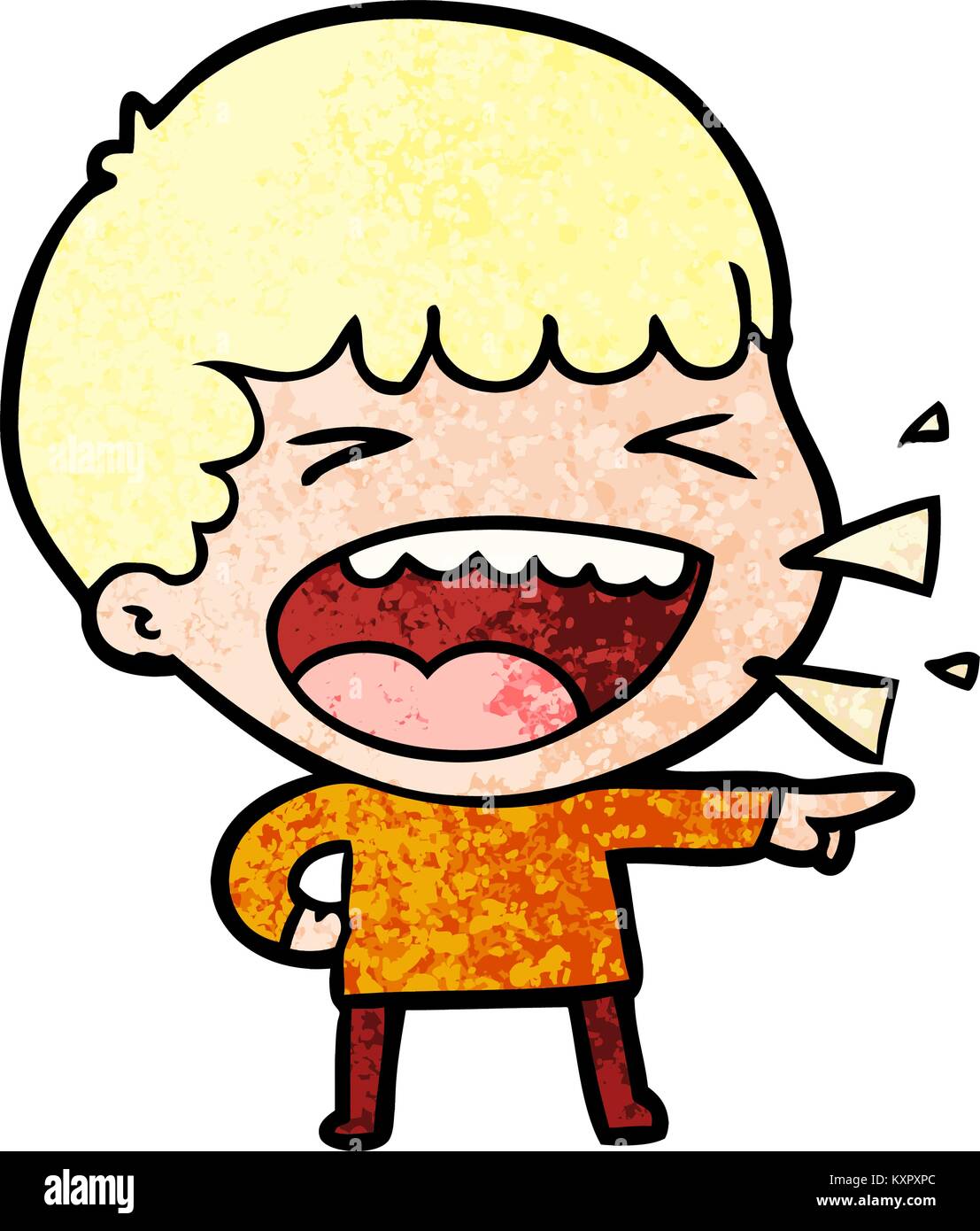 cartoon laughing man Stock Vector Image & Art - Alamy