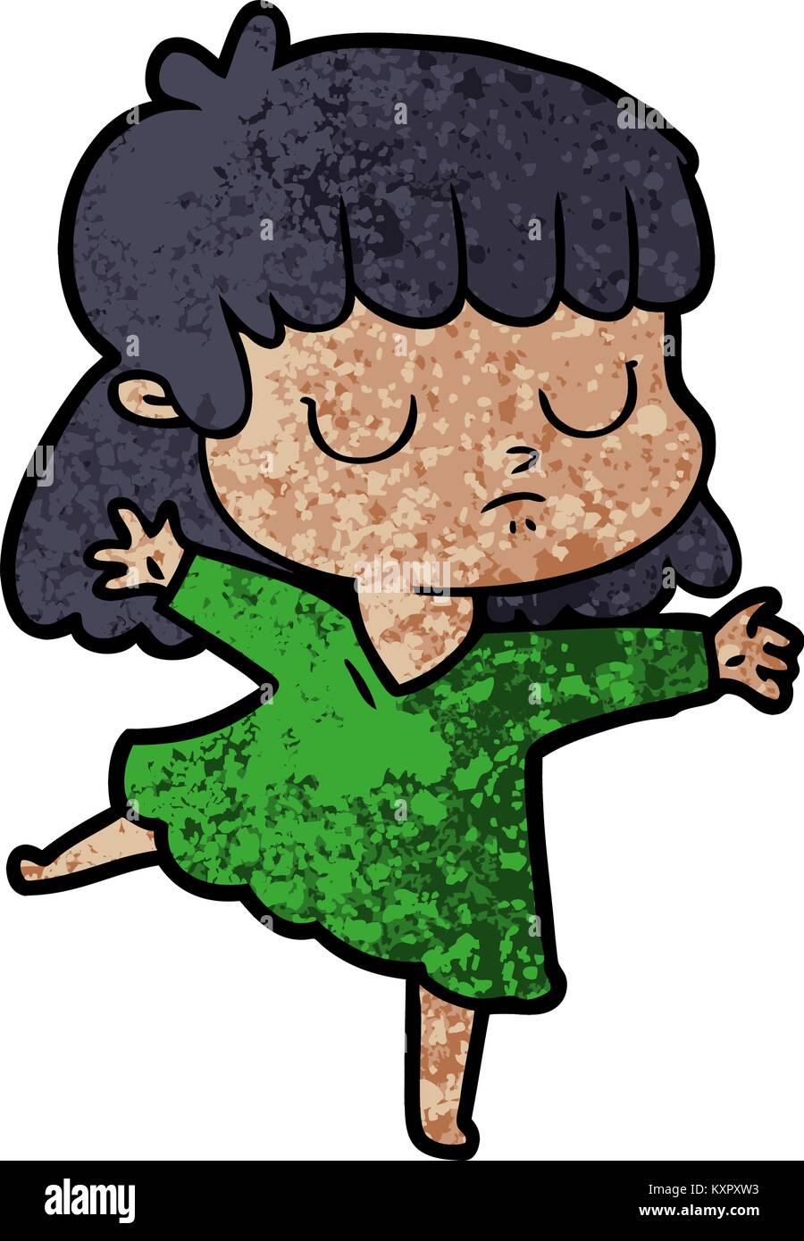 cartoon indifferent woman Stock Vector Image & Art - Alamy