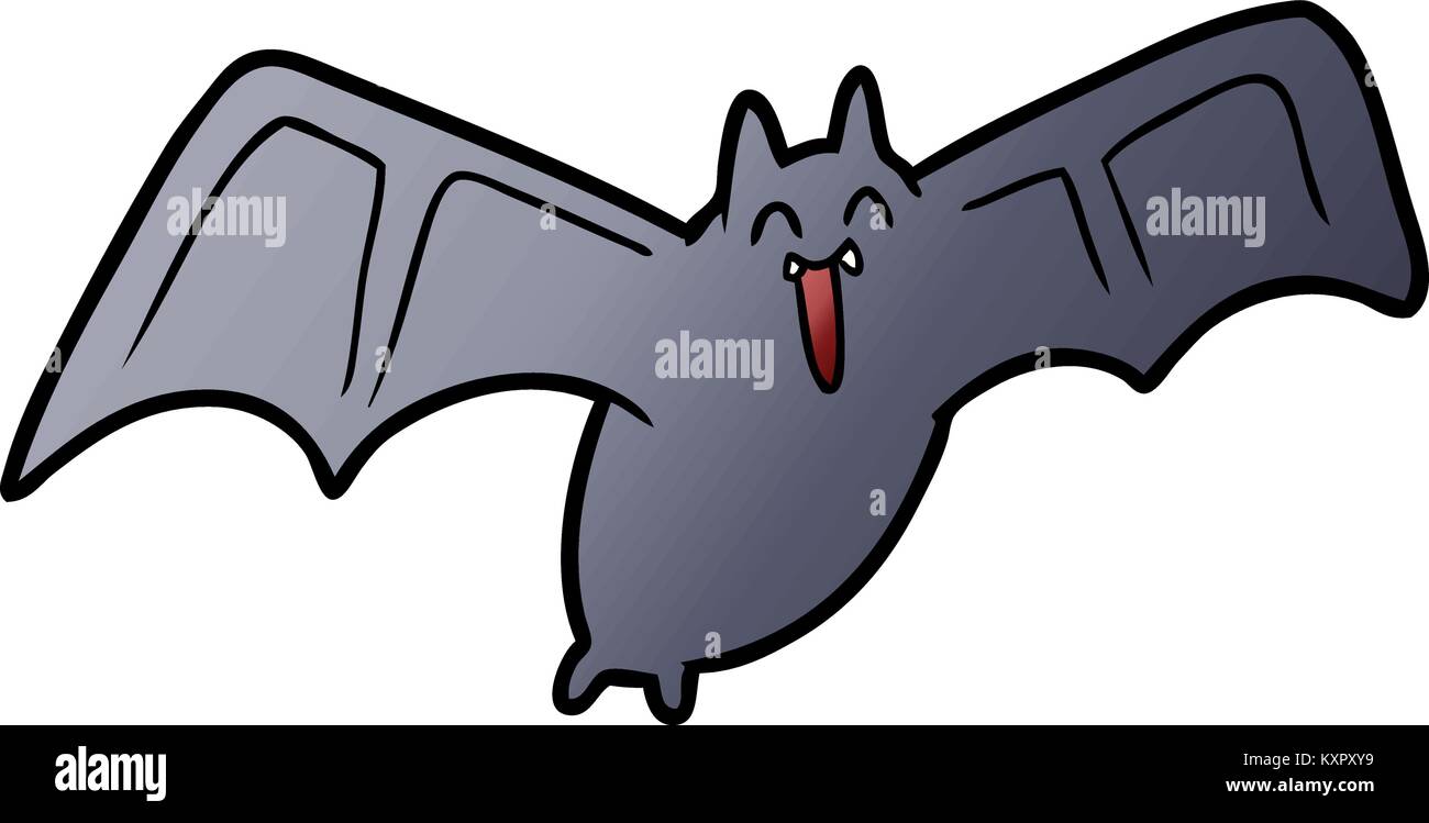 spooky cartoon bat Stock Vector Image & Art - Alamy