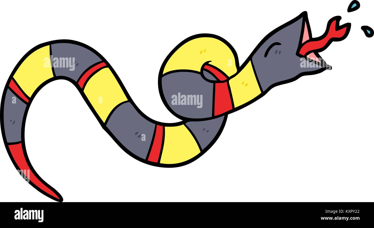 cartoon hissing snake Stock Vector Image & Art - Alamy