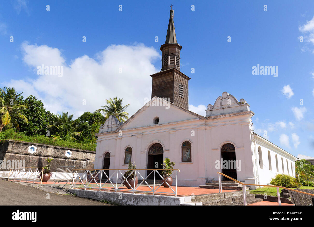 Saint Thomas church , Diamant city, Martinique island Stock Photo - Alamy
