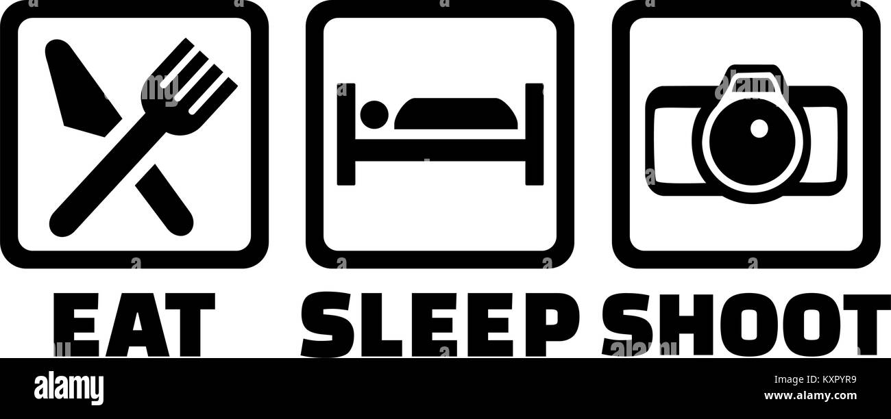 Shoot and eat Stock Vector Images - Alamy