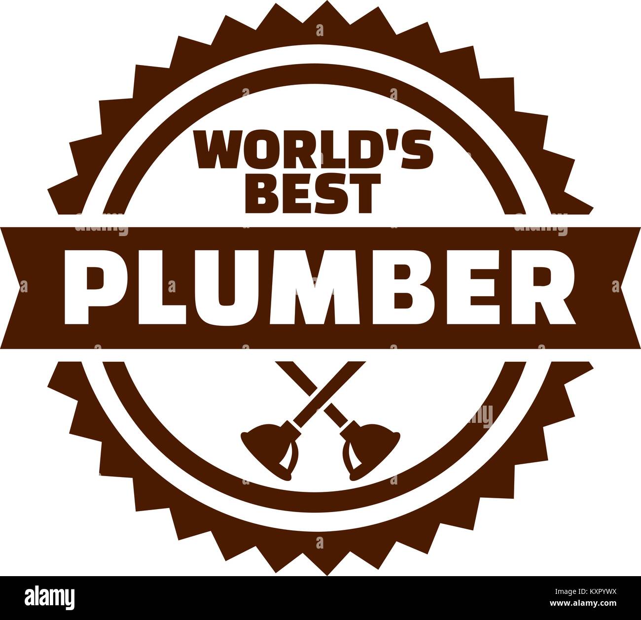 World's best Plumber emblem Stock Vector Image & Art - Alamy