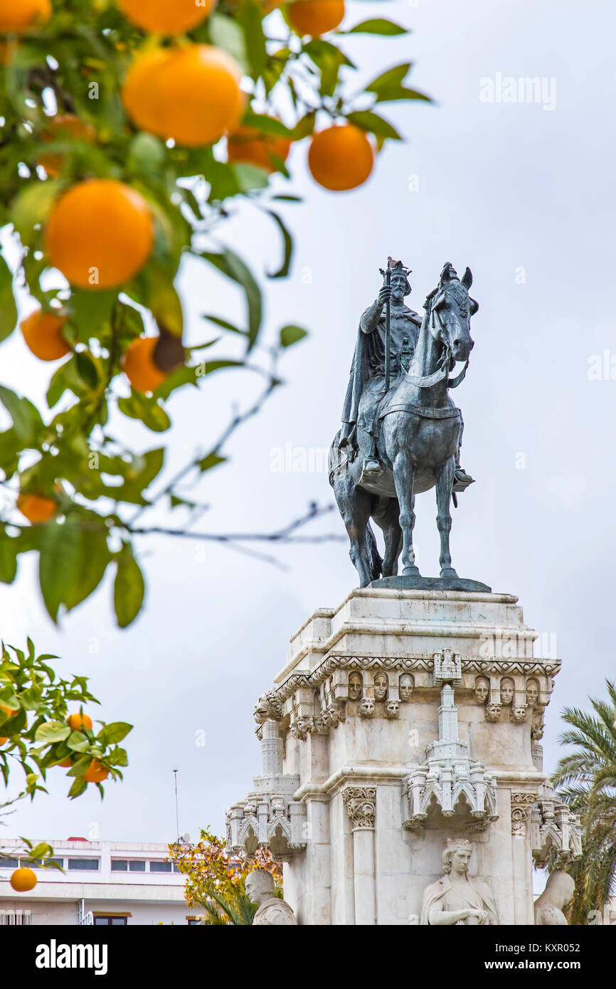 Monument to the Fernando III El Santo (Ferdinand III the Saint, King of ...