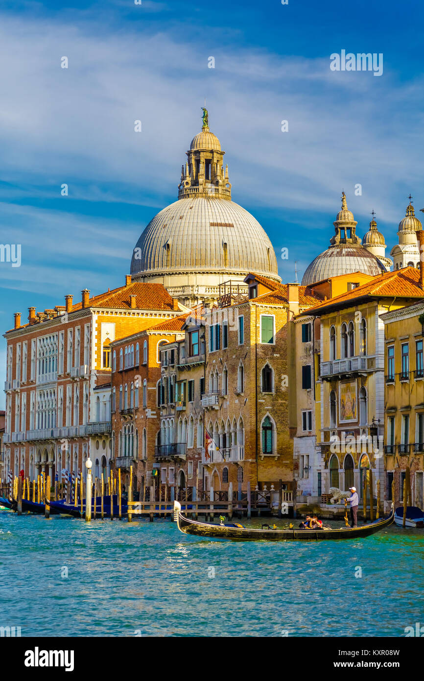 Colorfull Buildings Along Grand Canal in Venice Stock Photo - Alamy