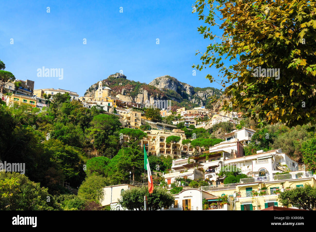 Flag positano italy hi-res stock photography and images - Alamy