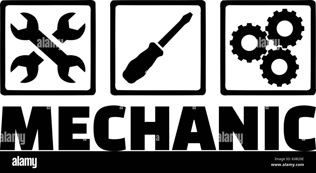 Mechanic profession Stock Vector Images - Alamy