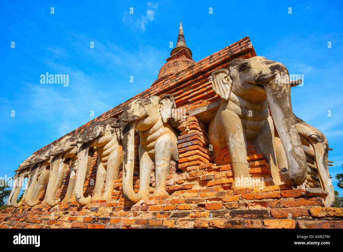 Wat Sorasak Temple at Sukhothai Historical Park, a UNESCO World ...
