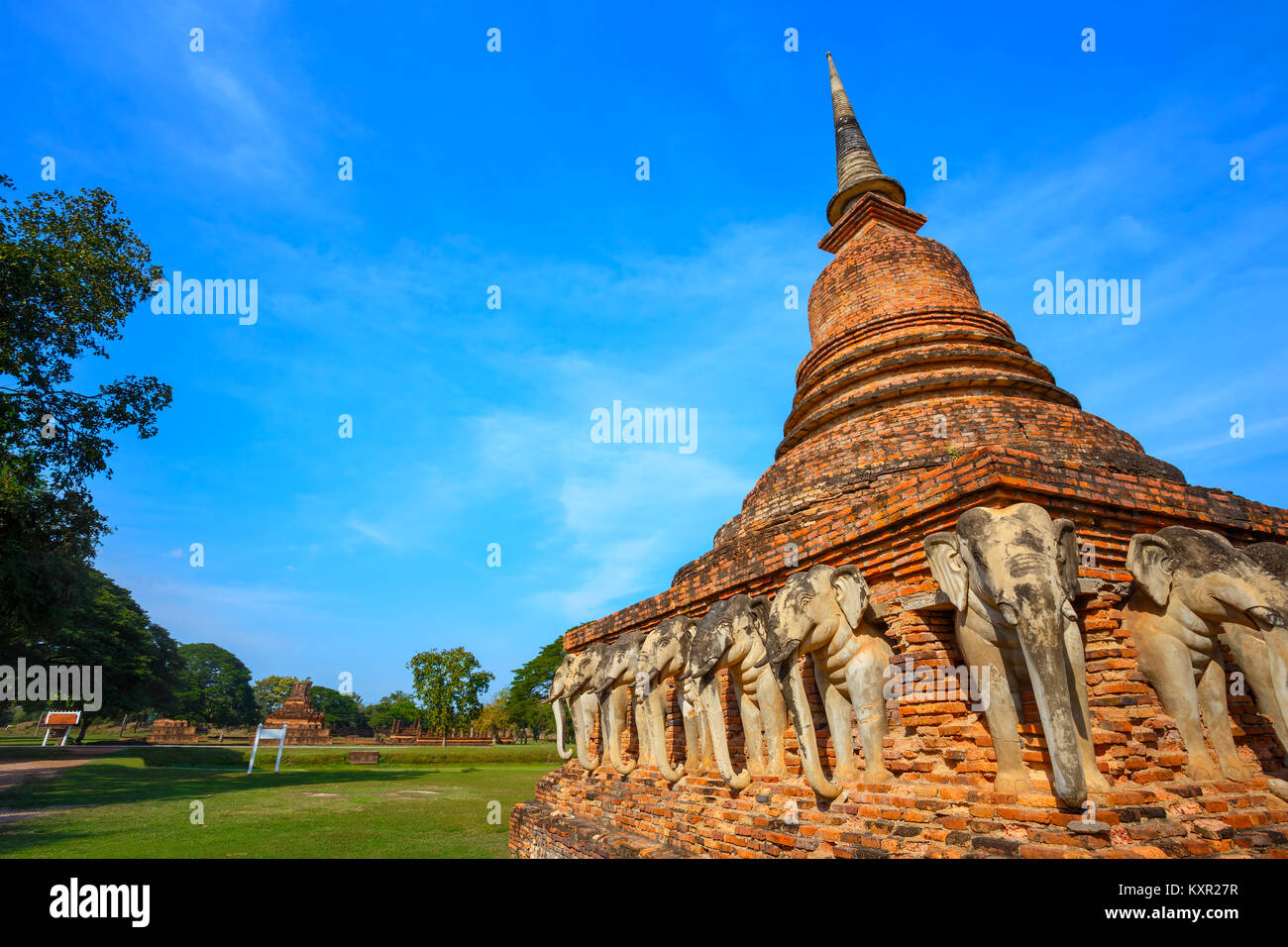 Wat Sorasak Temple at Sukhothai Historical Park, a UNESCO World ...