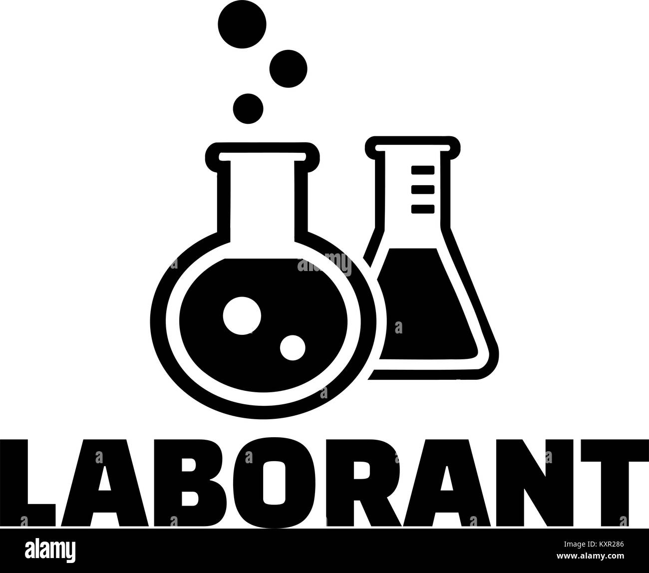 Medical research test tubes microscope Stock Vector Images - Alamy