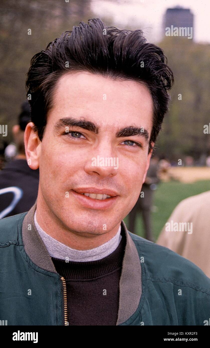 Peter Gallagher At the Broadway Show League Softball Game in Central ...