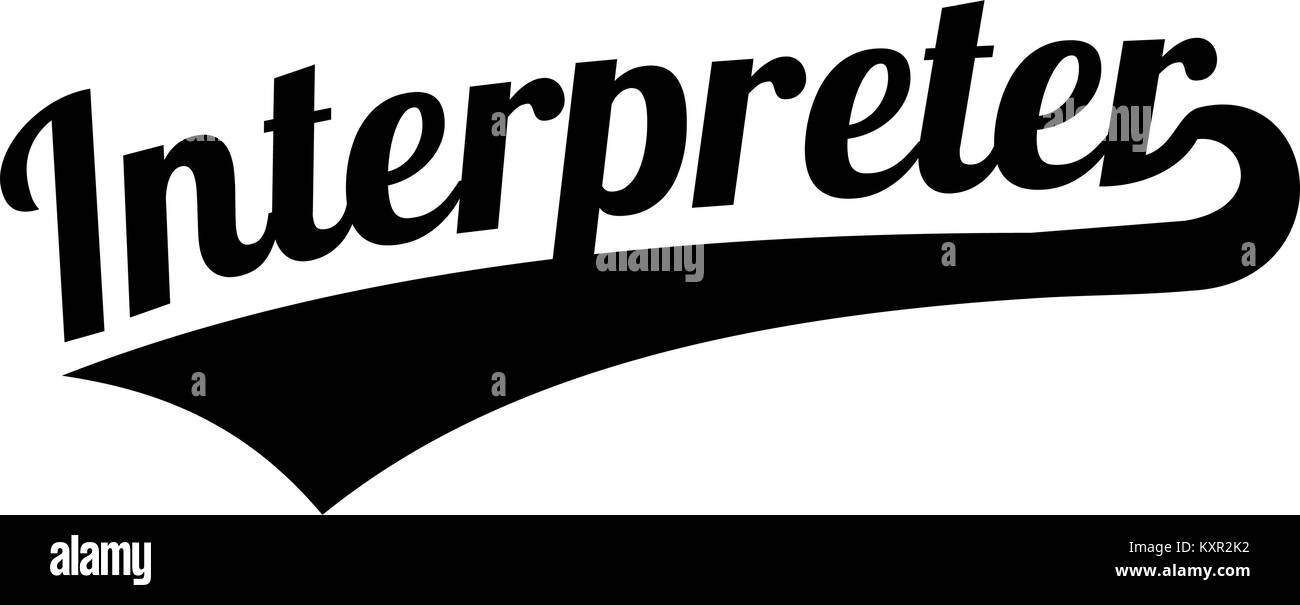 Interpreter vector vectors hi-res stock photography and images - Alamy
