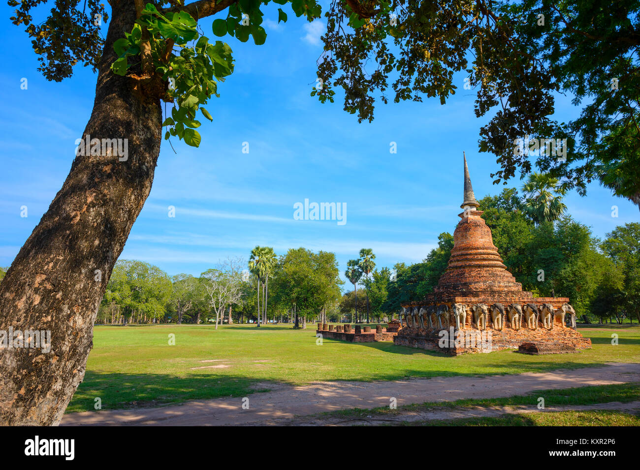 Wat Sorasak Temple at Sukhothai Historical Park, a UNESCO World ...