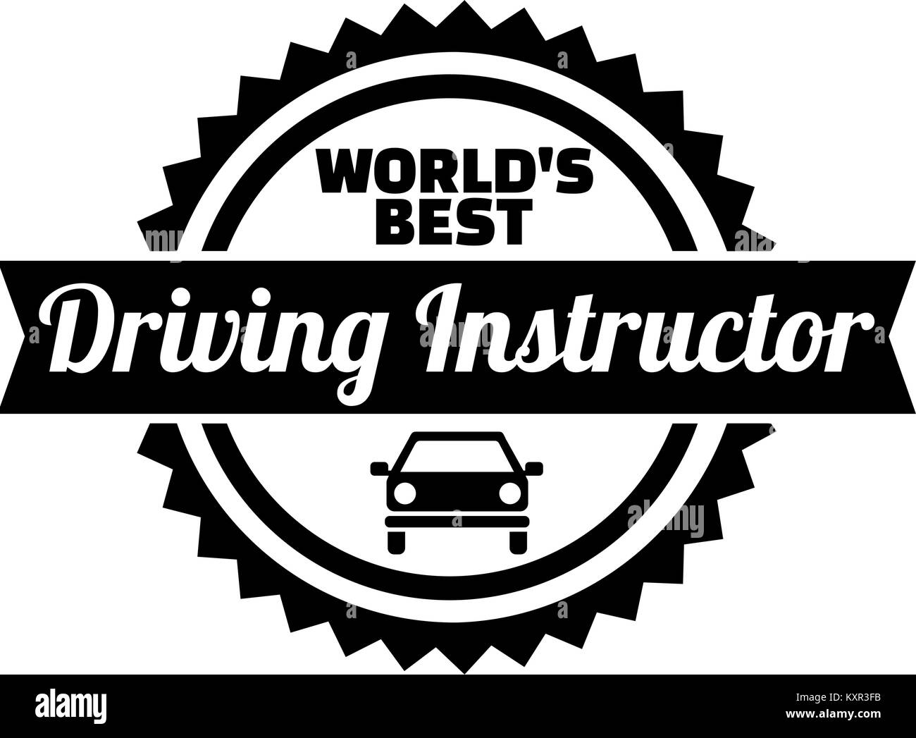 Instructor badge Stock Vector Images - Alamy