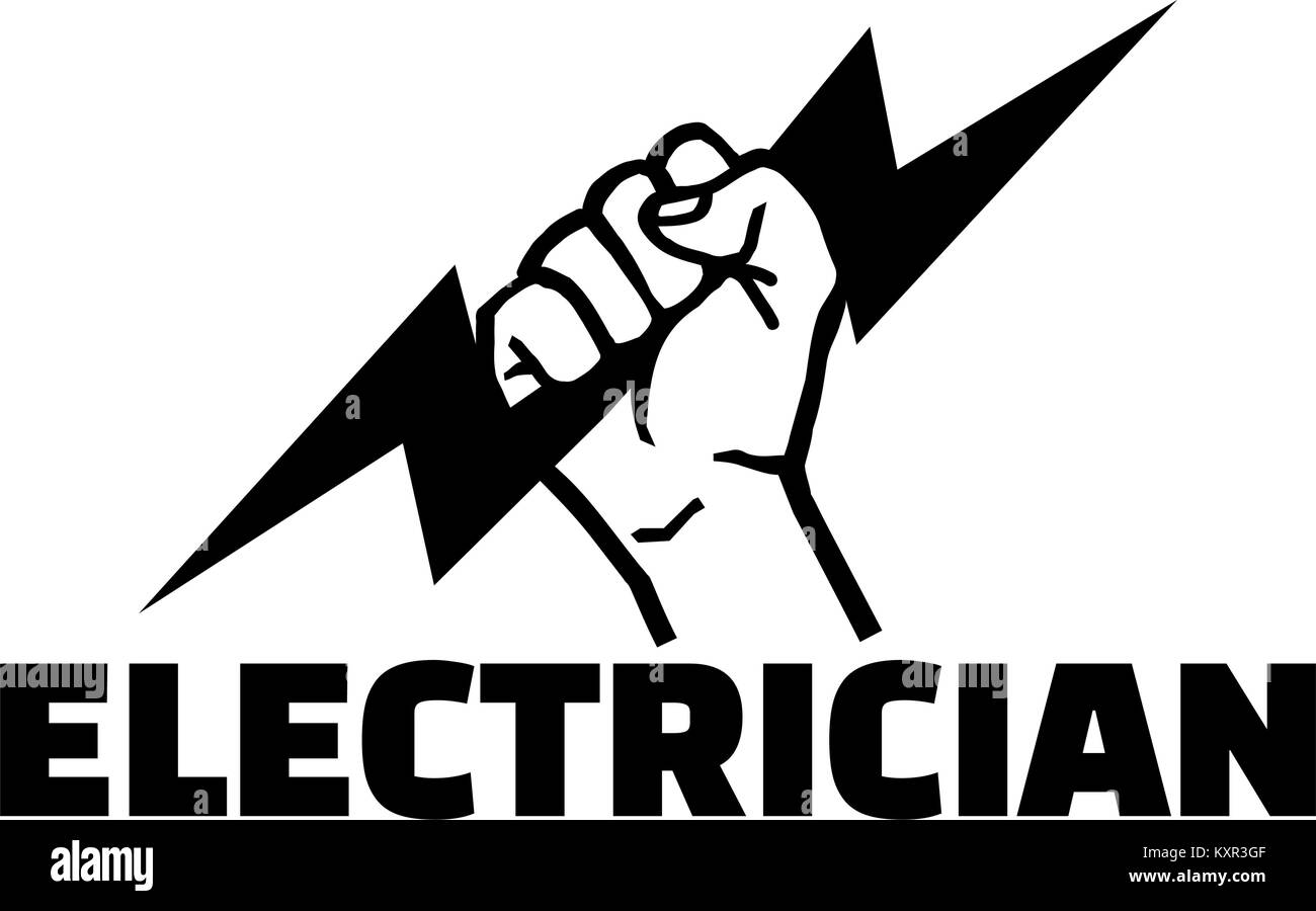 Electricity bolt hand hi-res stock photography and images - Alamy