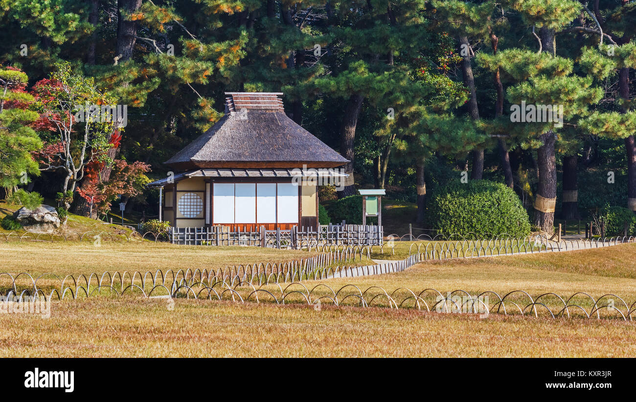 Koraku-en garden in Okayama OKAYAMA, JAPAN - NOVEMBER 17: Koraku-en in ...