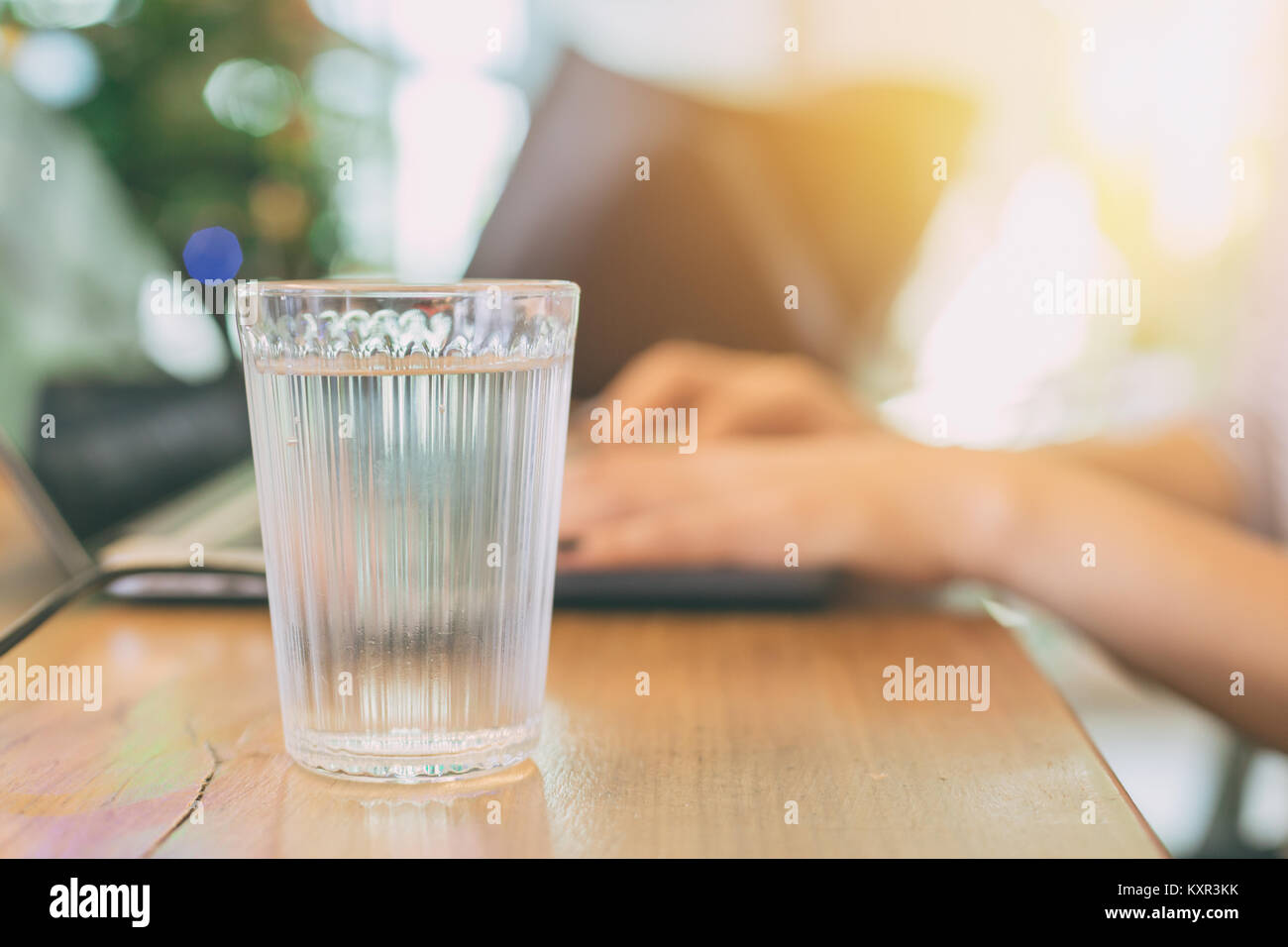 drinking or sip water while working in office better for health Stock ...