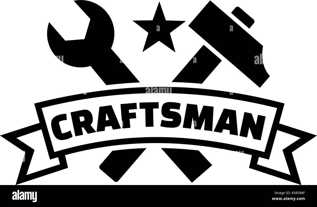 Working craftsman Stock Vector Images - Alamy