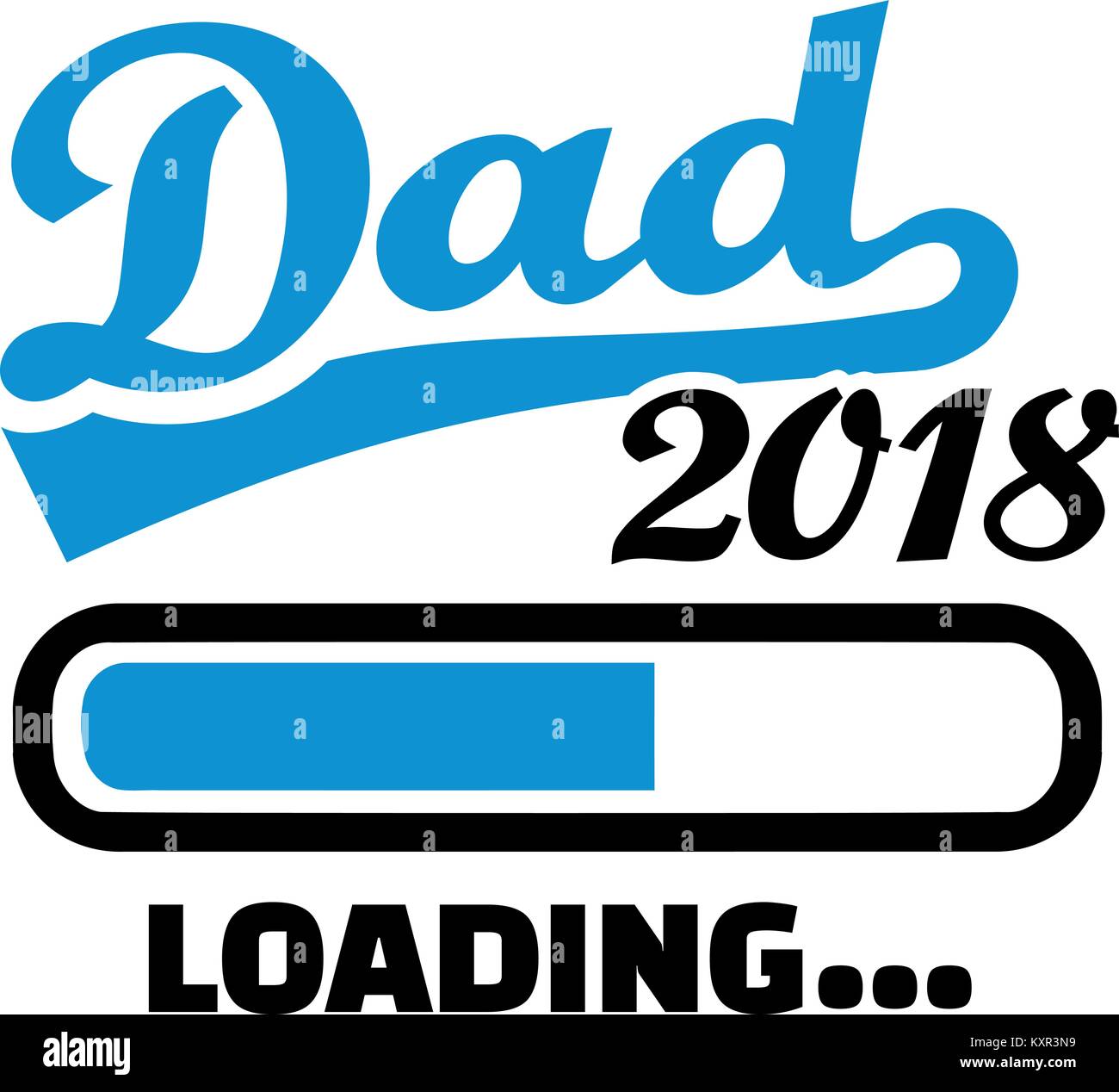 Dad 2018 loading Stock Vector Image & Art - Alamy