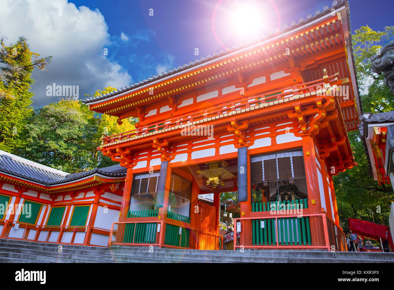 Japanese gate summer entrance hi-res stock photography and images - Alamy