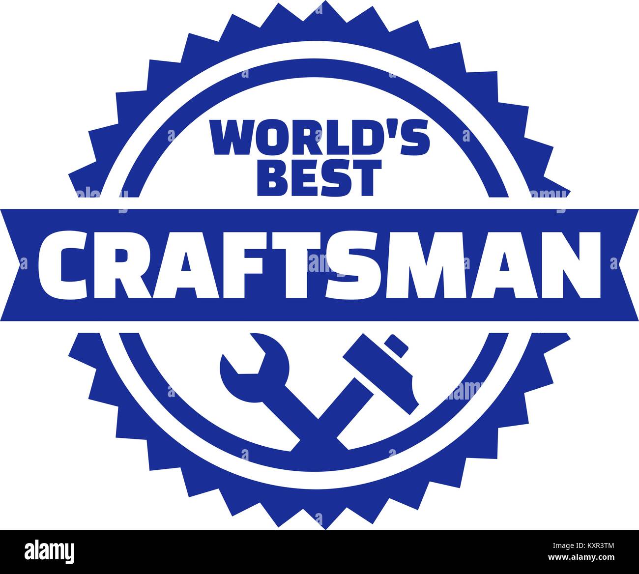 World's best Craftsman emblem Stock Vector Image & Art - Alamy