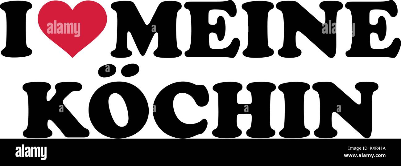 I love my female chef german Stock Vector Image & Art - Alamy