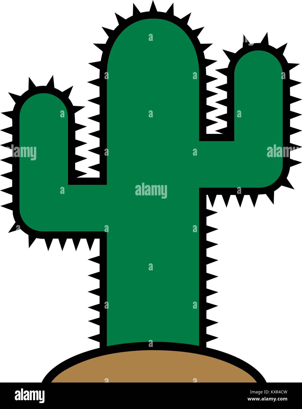 Texas cactus Stock Vector Images - Alamy