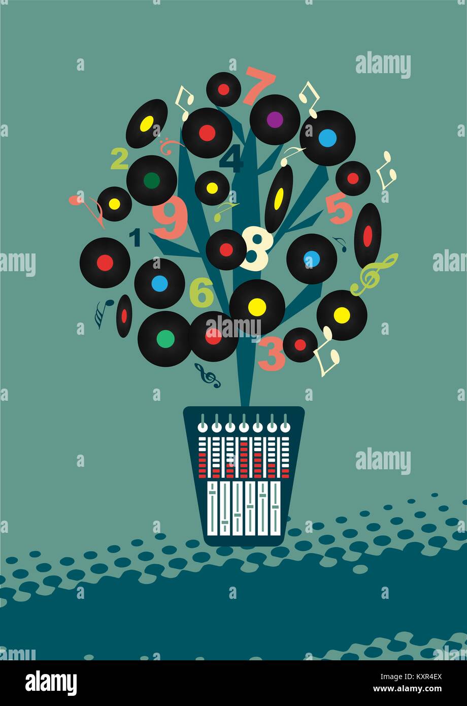 Magazine song Stock Vector Images - Alamy