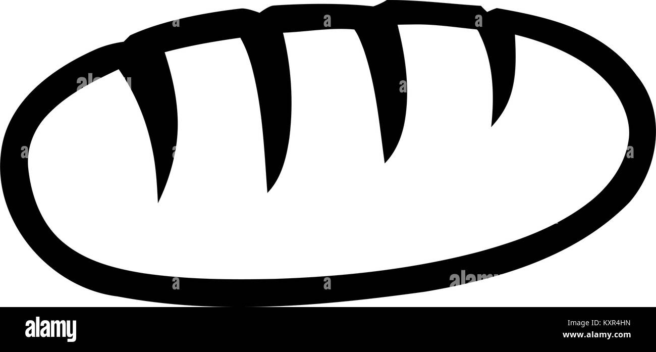 Bread icon outline Stock Vector Image & Art - Alamy