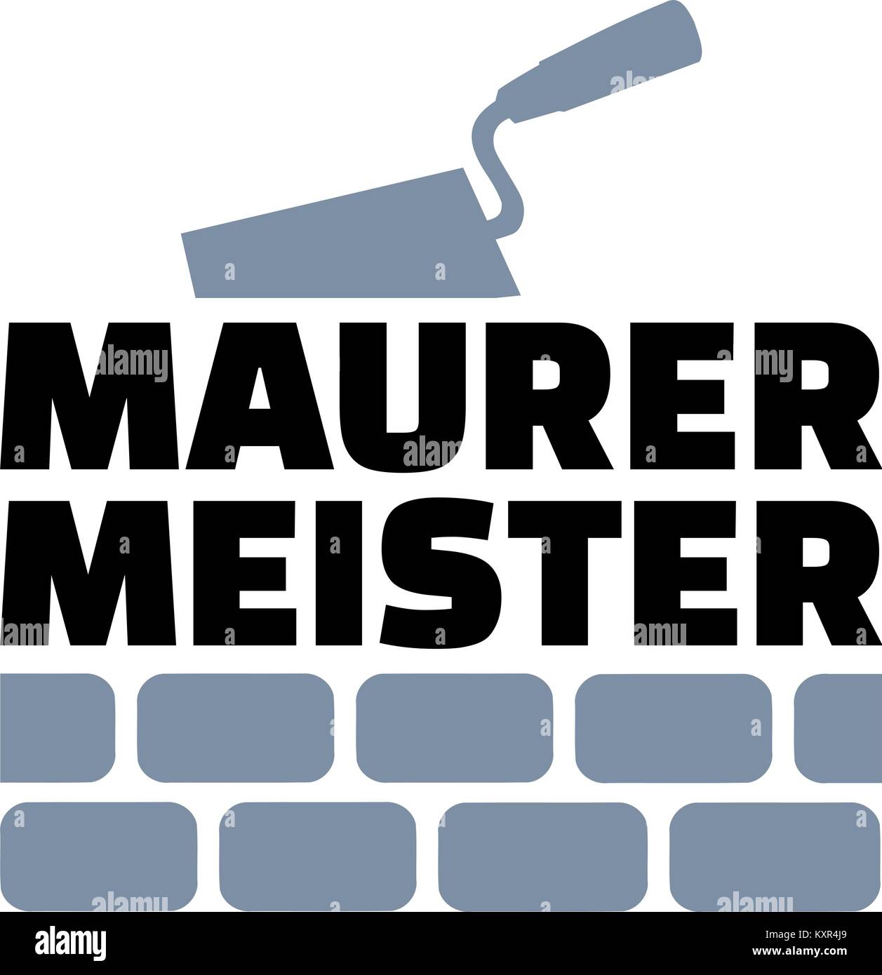 Bricklayer master Stock Vector Images - Alamy