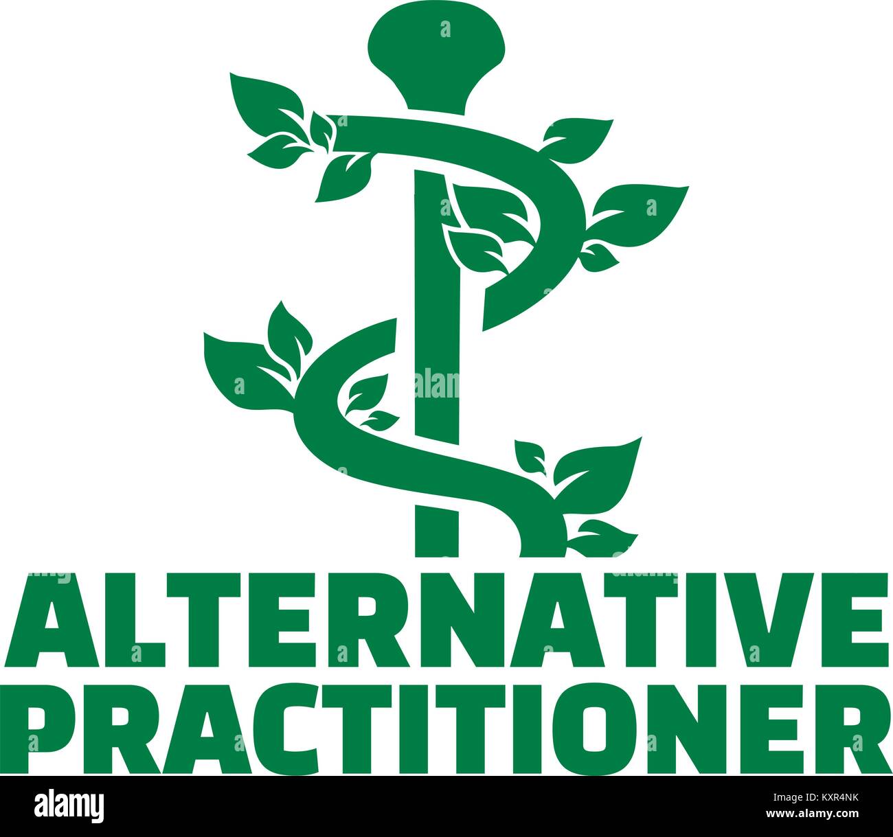 Alternative Practitioner with natural caduceus Stock Vector Image & Art ...