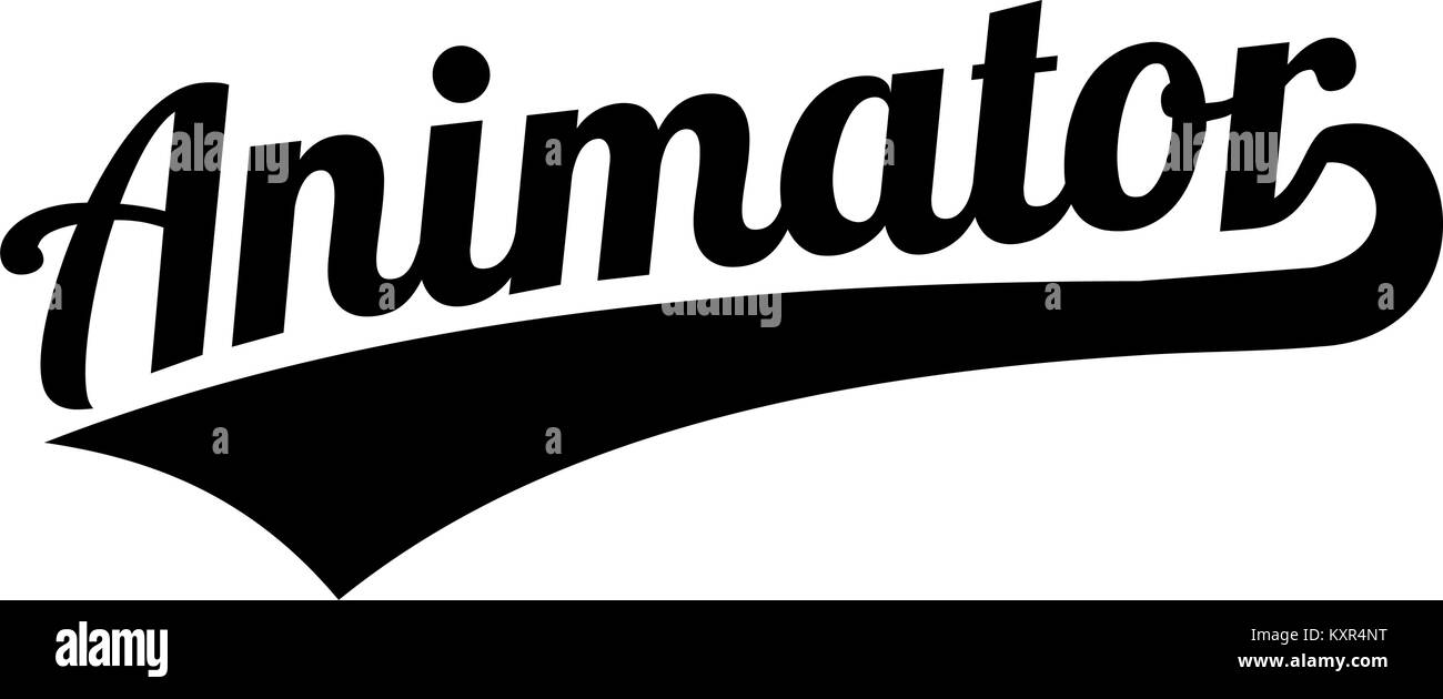 Animator text hi-res stock photography and images - Alamy