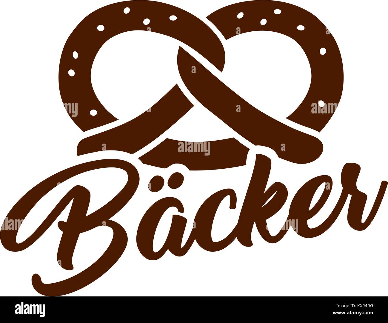 German food logo icon Stock Vector Images - Alamy