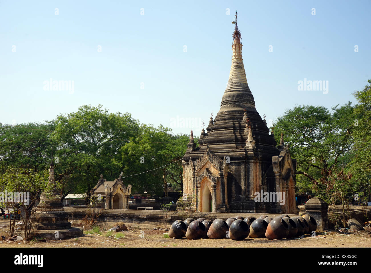 Ruins of ancient temple in Bagan, Myanmar Stock Photo - Alamy