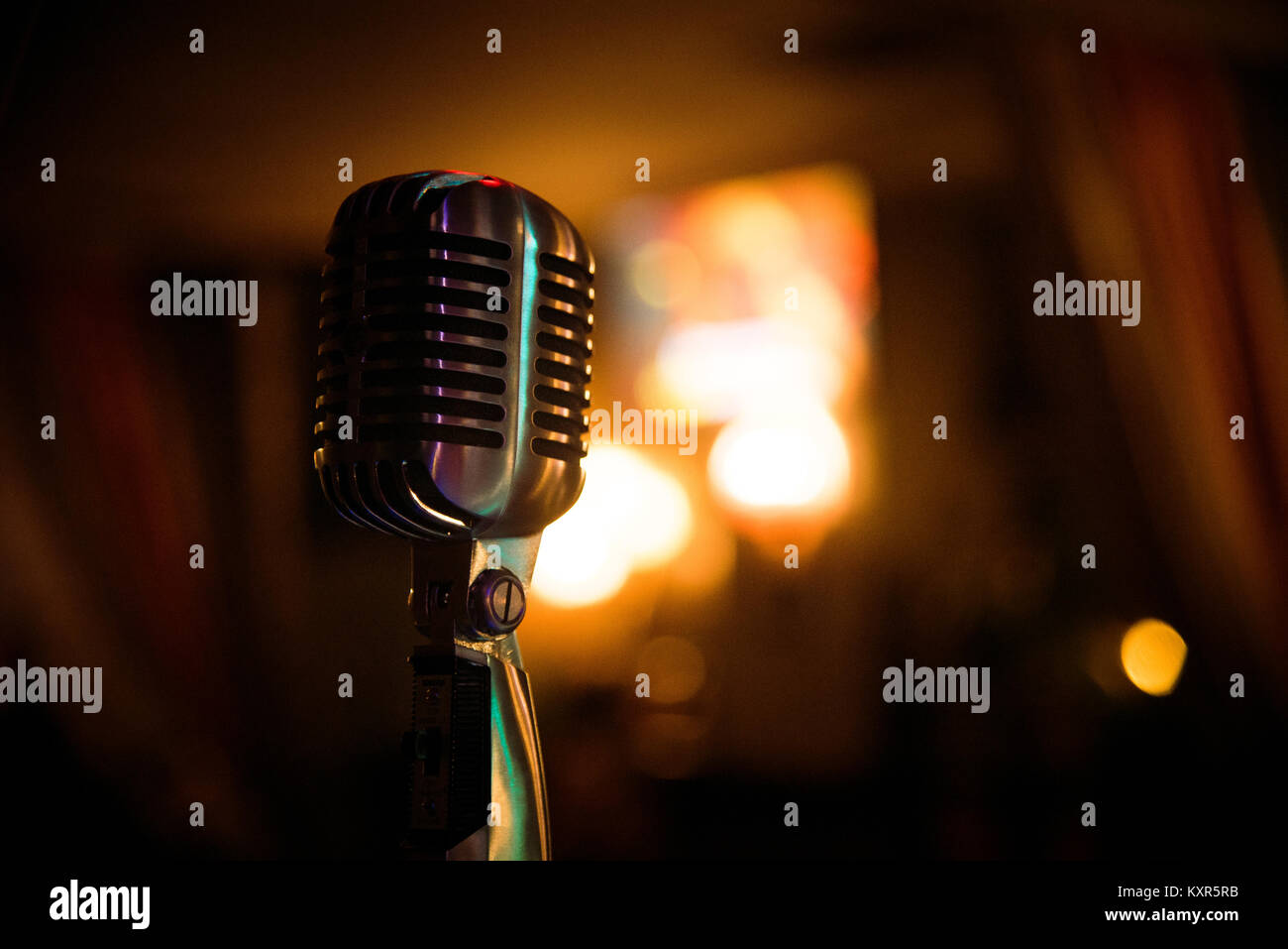 Colorful Microphone Photography