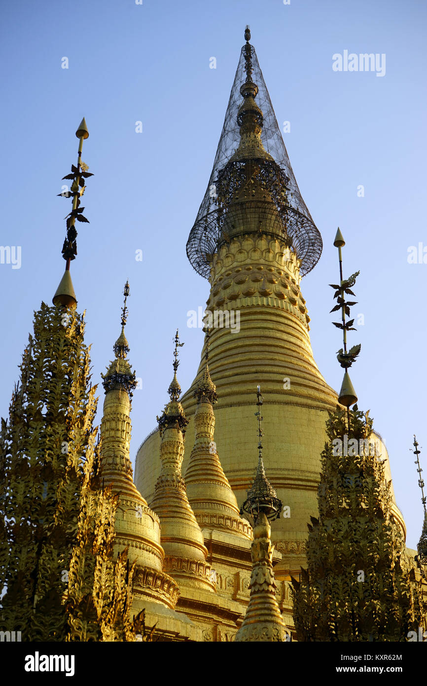 PYAY, MYANMAR - CIRCA APRIL 2017 Shwesandaw Pagoda Stock Photo - Alamy