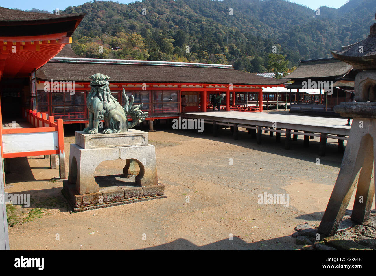 A shintoist temple (Itsukushima) in Miyajima (Japan Stock Photo - Alamy