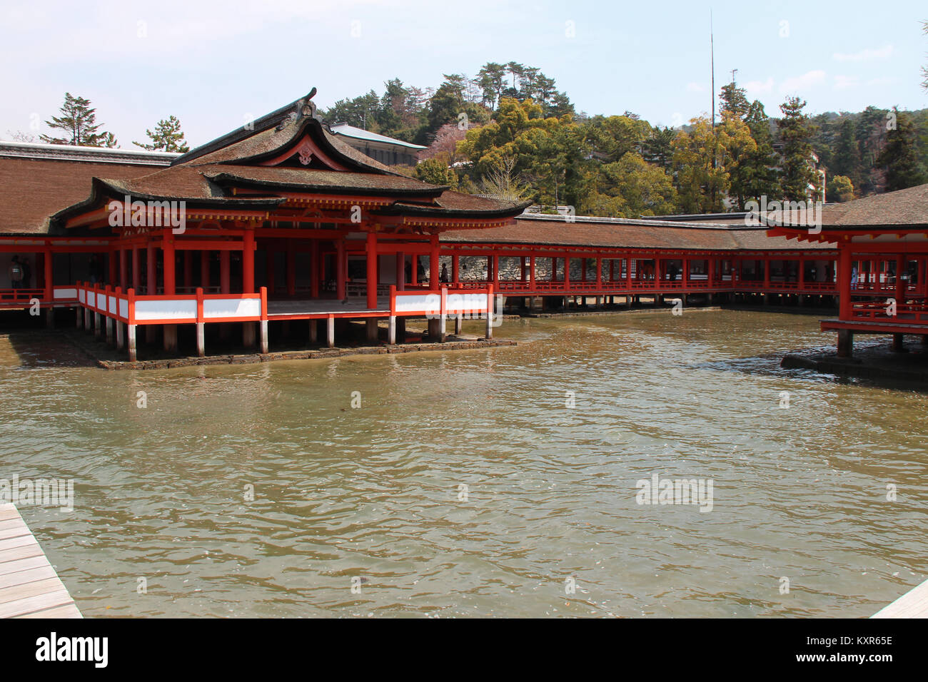 A shintoist temple (Itsukushima) in Miyajima (Japan Stock Photo - Alamy