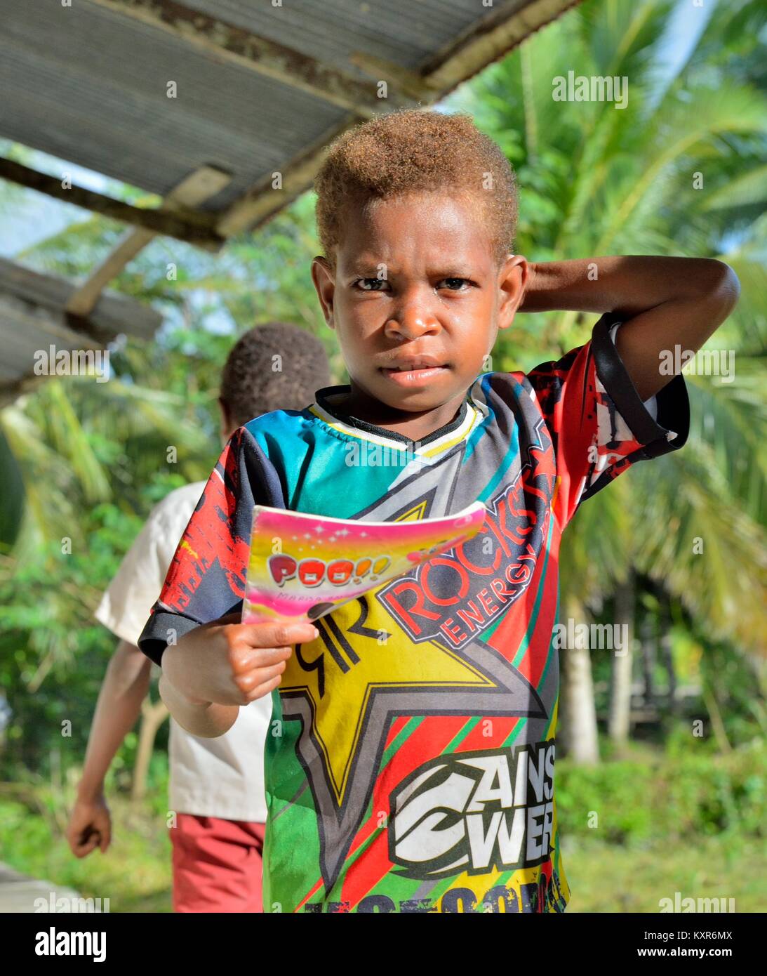 Papuan boy hi-res stock photography and images - Alamy