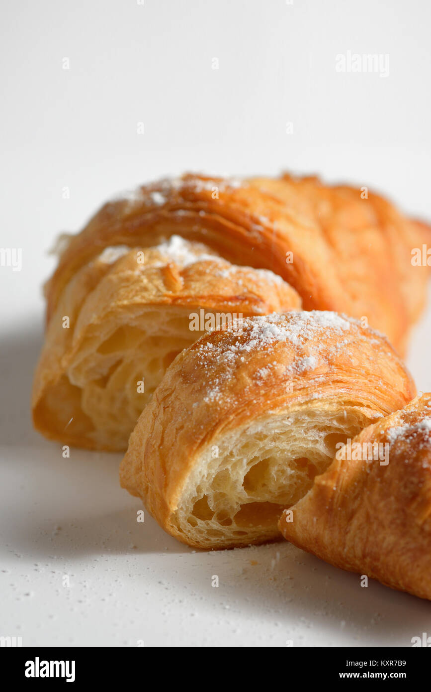 Sliced fresh and tasty croissant Stock Photo - Alamy
