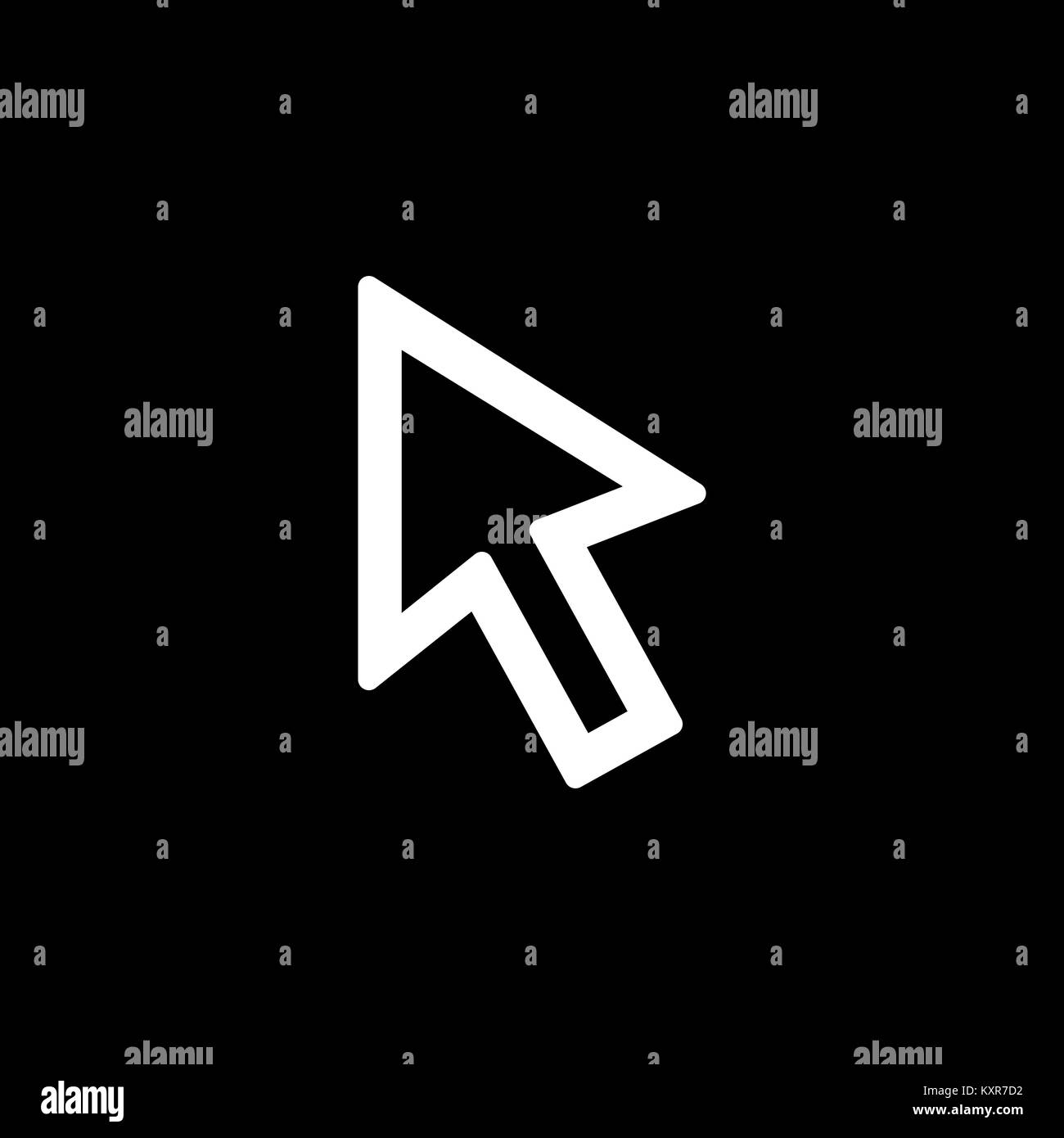 Mouse pointer icon hi-res stock photography and images - Alamy